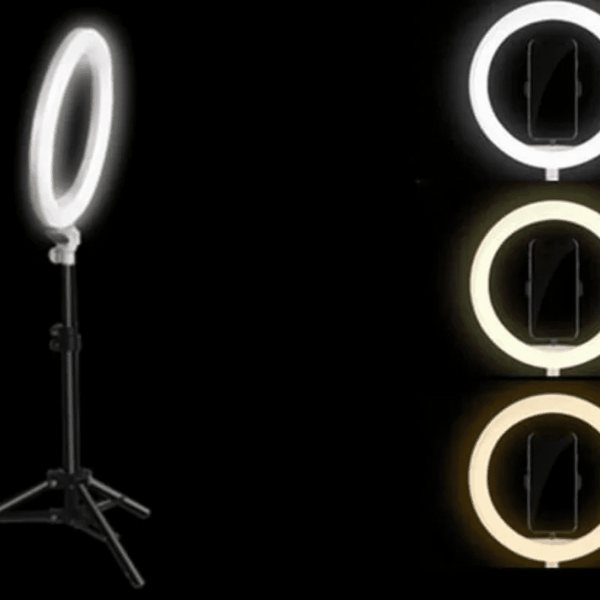 Pro LED Ring Light (46cm) with Warm/Cool/Brightness adjustable – EYE ...