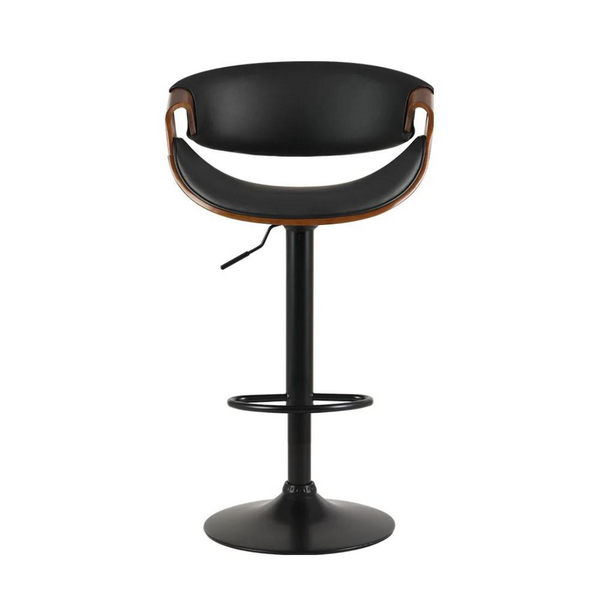 Eye Design Professional | Minotaur Wood and Leather Swivel Bar Stool ...