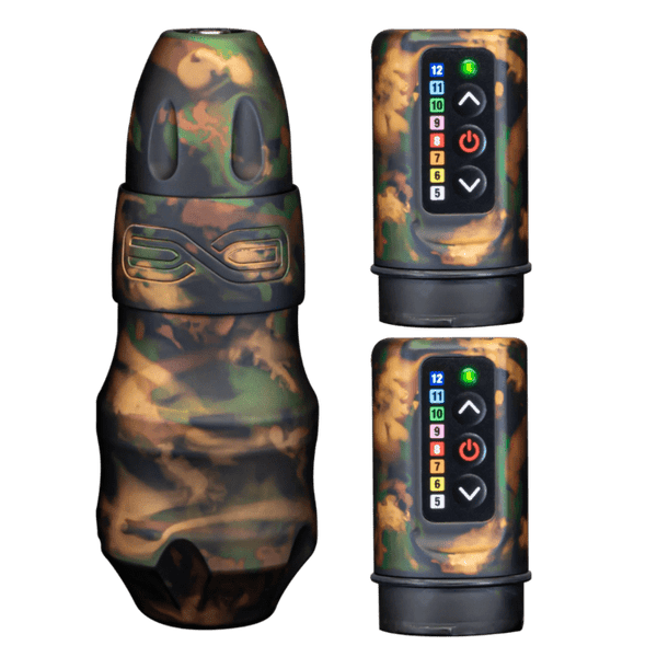 Eye Design Professional | EXO Shadow Camo Rotary Tattoo Machine with 2 ...